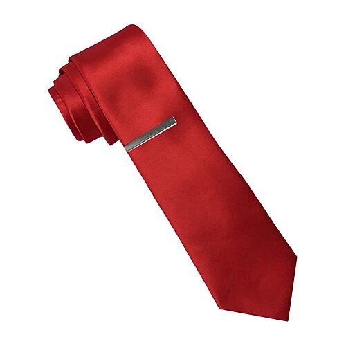 Click here for J. Ferrar Satin Solid Tie Set  One Size  Red prices