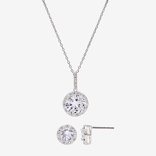 Click here for Sparkle Allure Womens Cubic Zirconia Pure Silver O... prices