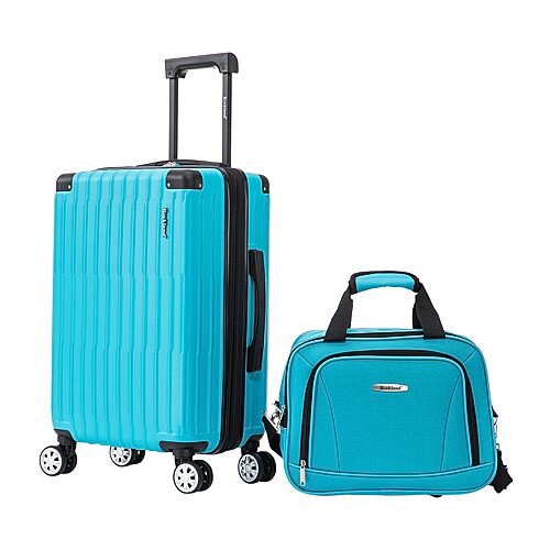 Click here for Rockland Napa Valley Luggage Set  2 Piece - Turquo... prices