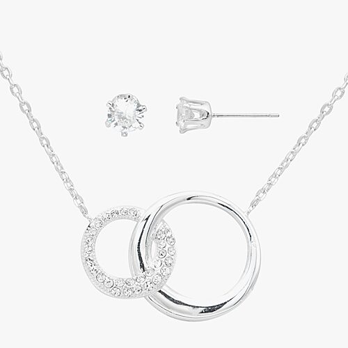 Click here for Sparkle Allure Interlocking Circle Womens Crystal... prices
