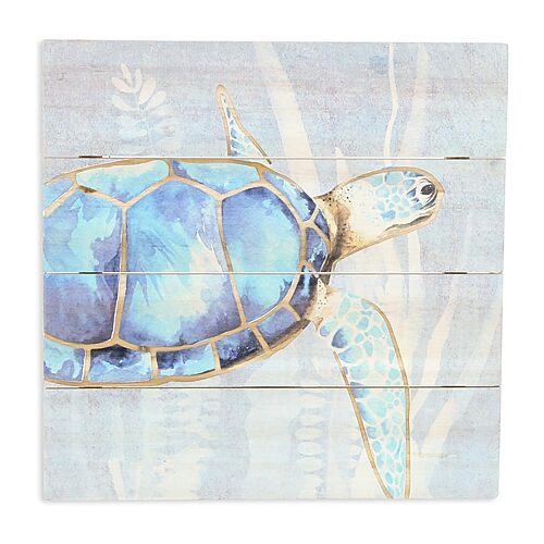 Click here for Cheungs Coralia Sea Turtle Wood Wall Art  One Size... prices