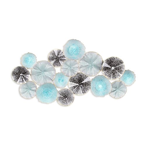 Click here for Cheungs Coastal Flower Burst Metal Wall Art  One S... prices