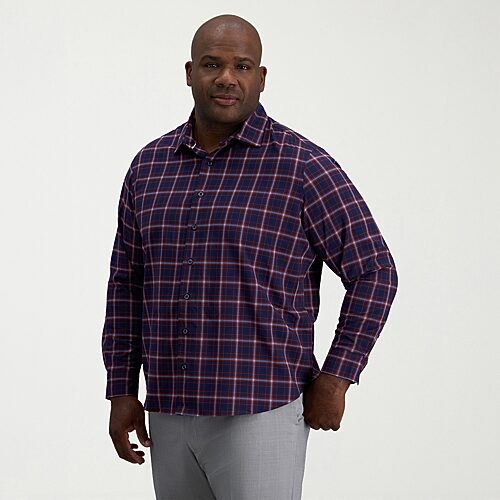 Click here for Haggar Mens Long Sleeve Regular Fit Big and Tall B... prices
