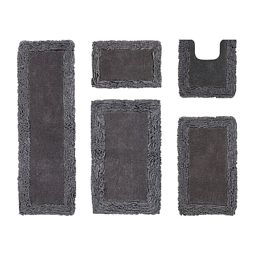Click here for Better Trends Shaggy Border Mat Bath Rug  One Size... prices
