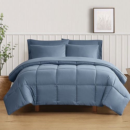 Click here for Truly Soft Green Recycled Solid 3pc. Comforter Set prices