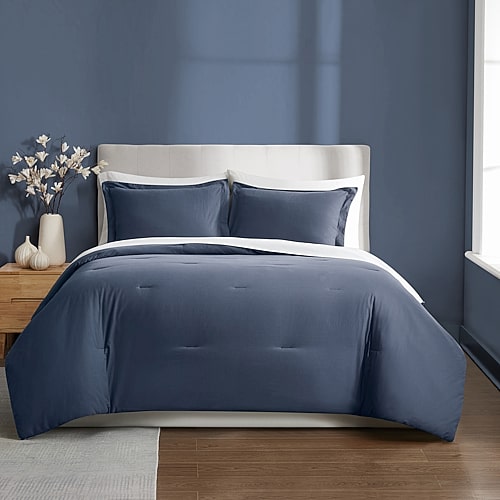 Click here for Brooklyn Loom Essential Cotton 3pc. Comforter Set prices