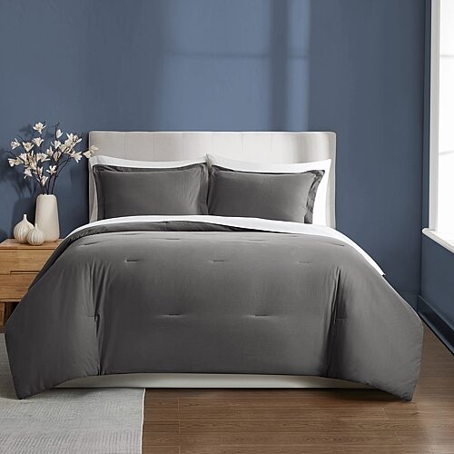 Click here for Brooklyn Loom Essential Cotton 3pc. Comforter Set prices