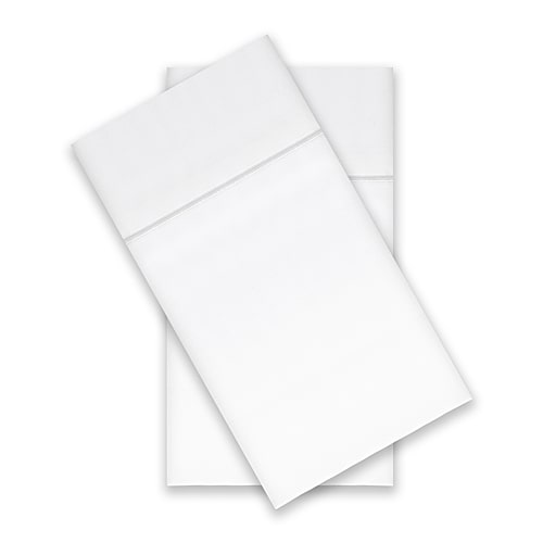 Click here for Wrinkle Guard 400TC Cotton 2-Pack Pillowcase  One... prices