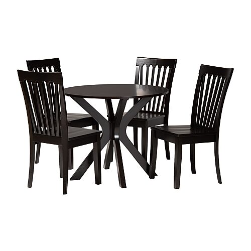 Click here for Zala Dining Room Collection 5-pc. Round Dining Set... prices