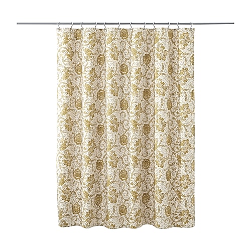 Click here for Vhc Brands Dorset Shower Curtain  One Size  Yellow prices