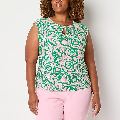Click here for Black Label by Evan-Picone Womens Plus Keyhole Nec... prices