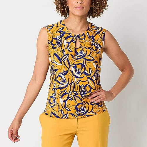 Click here for Black Label by Evan-Picone Womens Keyhole Neck Sle... prices