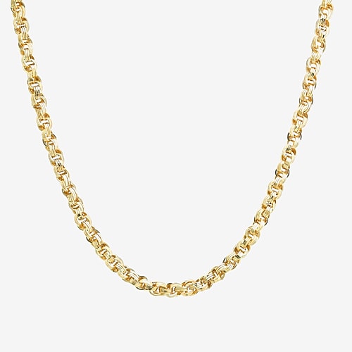 Click here for Made in Italy Unisex Adult 10K Gold 20 Inch Link C... prices
