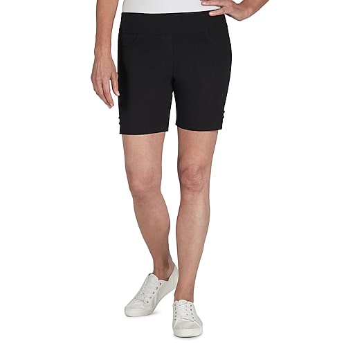 Click here for Hearts Of Palm Womens Mid Rise Pull-On Short  6  B... prices
