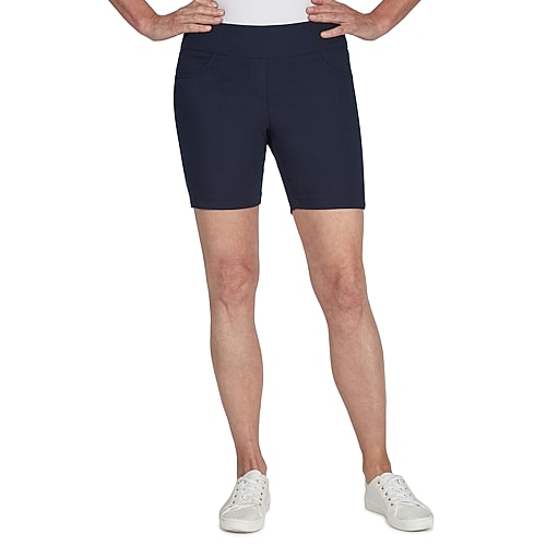 Click here for Hearts Of Palm Womens Mid Rise Pull-On Short  6  B... prices