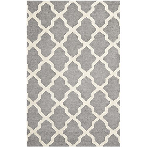 Click here for Safavieh Gale Wool Rectangular Rug  One Size  Silv... prices