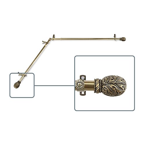 Click here for Rod Desyne Forest Corner Window 3/4 IN Adjustable... prices
