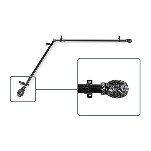 Click here for Rod Desyne Forest Corner Window 3/4 IN Adjustable... prices