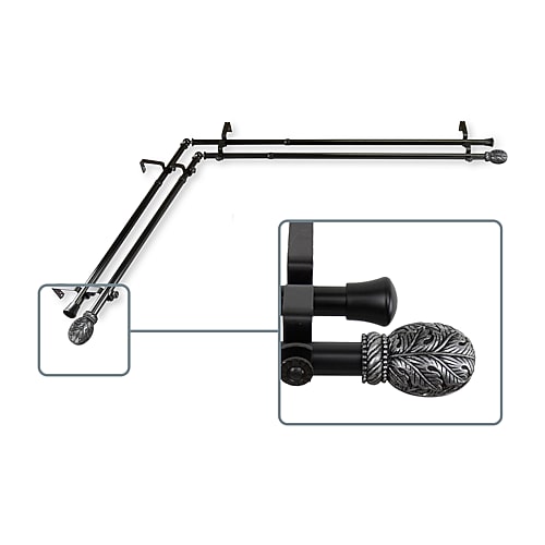 Click here for Rod Desyne Forest Corner Window Double Curtain Rod... prices