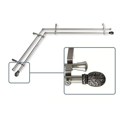 Click here for Rod Desyne Forest Corner Window Double Curtain Rod... prices