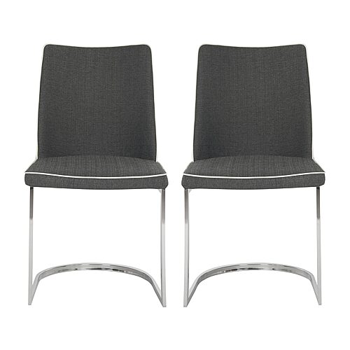 Click here for Parkston Dining Chair-Set of 2  One Size  Gray prices