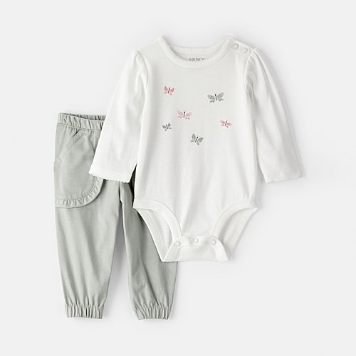 Click here for Carters Baby Girls 2-pc. Pant Set  9 Months  Green prices