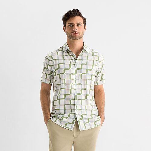 Click here for Stylus Mens Short Sleeve Regular Fit Button-Down S... prices