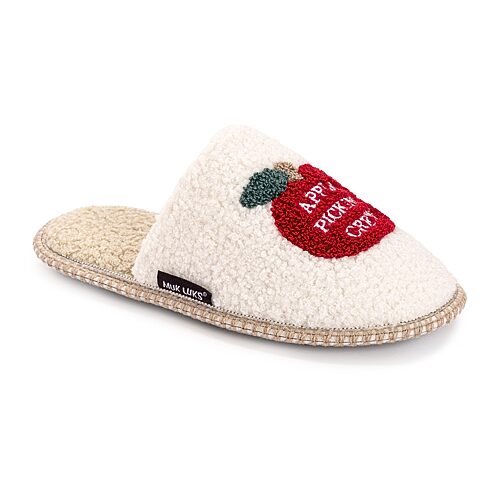 Click here for Muk Luks Cowgirl Slipper Womens Memory Foam Slip-O... prices