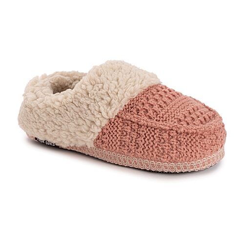 Click here for Muk Luks Womens Moselle Slippers - Petal prices