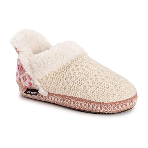 Click here for Muk Luks Womens Magdalena Slipper - Ivory petal prices