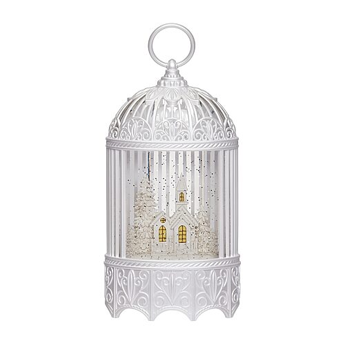 Click here for Roman 12H Lighted Swirl Bird Cage With Church Chri... prices