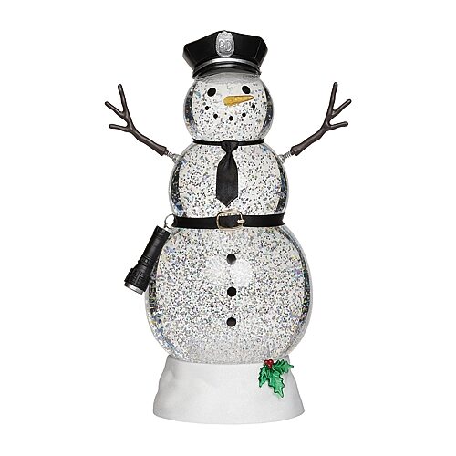 Click here for Roman 11H Lighted Swirl Snowman Police Christmas T... prices