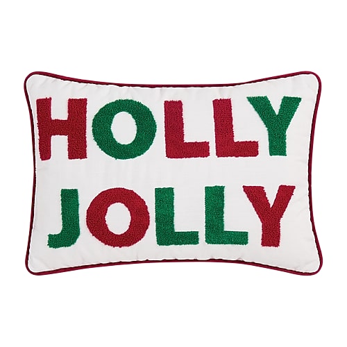 Click here for Truly Soft Holly Jolly Decorative Bed Pillow  One... prices