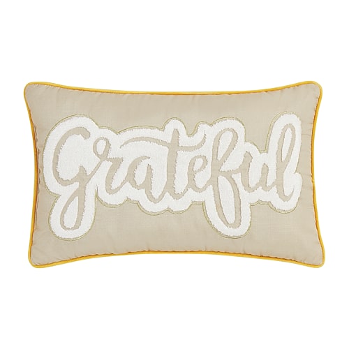 Click here for Truly Soft Grateful Decorative Bed Pillow  One Siz... prices