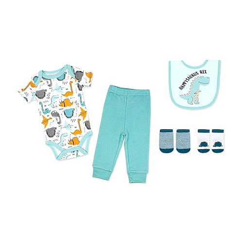 Click here for 3 Stories Trading Company Baby Boys 5-pc. Baby Clo... prices