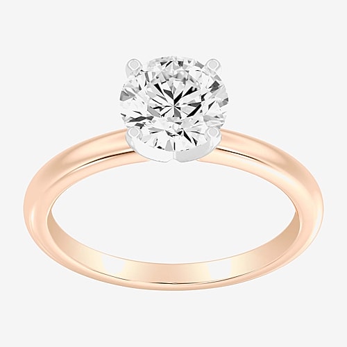Click here for 1 1/2 CT..Round Lab-Grown (G / Si2) Diamond Solita... prices