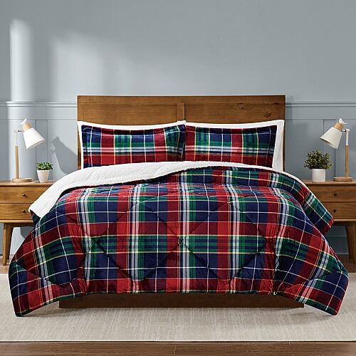 Click here for Truly Soft Cuddle Warmth Ivan Plaid 3pc. Reversibl... prices