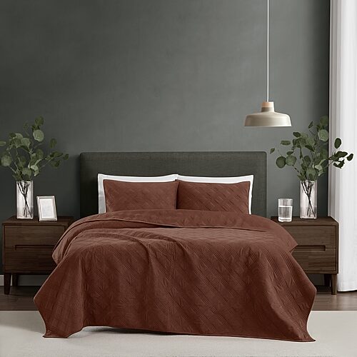 Click here for Brooklyn Loom Corduroy Pinsonic 3pc. Quilt Set prices