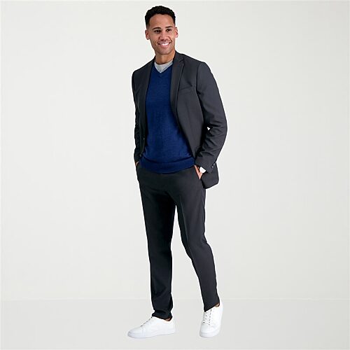 Click here for Haggar Mens Smart Wash Slim Fit Suit Separates Pan... prices