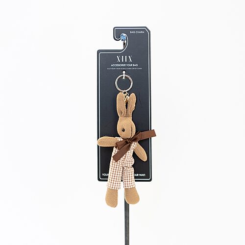 Click here for Collection Xiix Rabbit Bag Charm  One Size  Beige prices