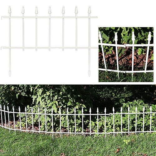 Click here for Net Health Shops Border Fence Panels 5-Piece Metal... prices