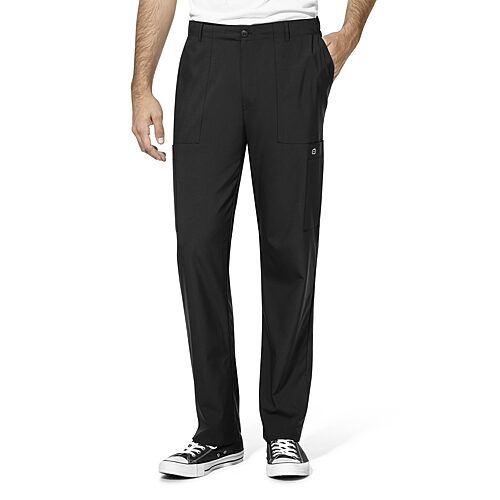 Click here for Wink Mens W123 Flat Front Cargo Scrub Pant - Black prices