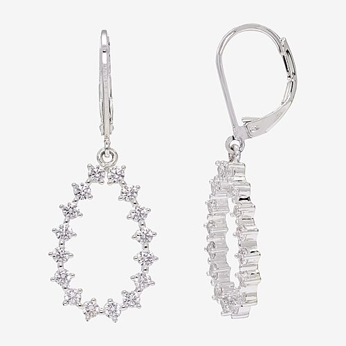 Click here for Sparkle Allure Womens Cubic Zirconia Pure Silver O... prices