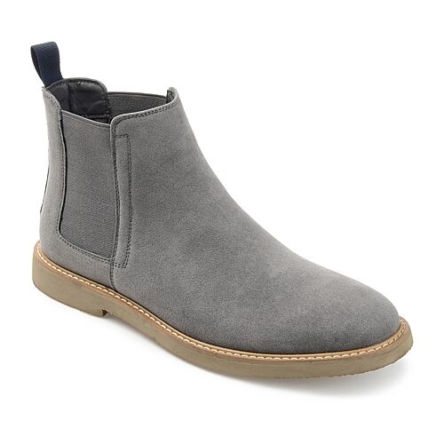 Click here for Vance Co. Mens Marshon Chelsea Boots - Gray prices