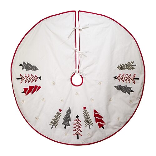 Click here for Kurt Adler 50 Tree Embroidered Tree Skirt - Multic... prices