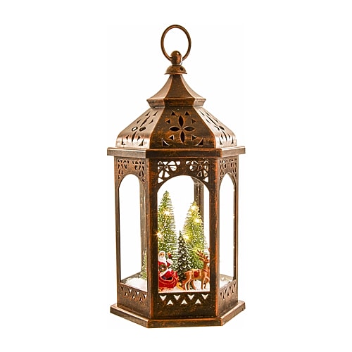 Click here for Kurt S. Adler 13in. Santa and Reindeers Lighted La... prices