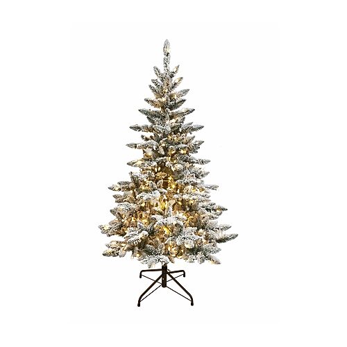 Click here for Kurt Adler Warm White Led Snow 5 Foot Pre-Lit Floc... prices