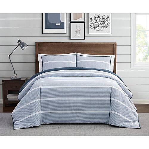 Click here for Brooklyn Loom Niari Striped Comforter Set prices