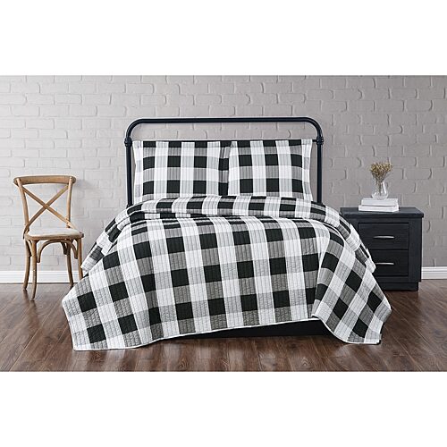 Click here for Truly Soft Everyday Buffalo Plaid 3pc. Quilt Set prices