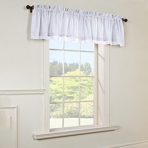 Click here for THERMAVOILE Rhapsody Lined Rod Pocket Valance  One... prices
